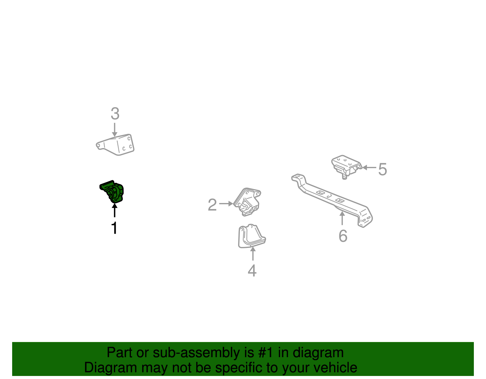 1993-1997 GM Mount 22188293 | OEM Parts Online