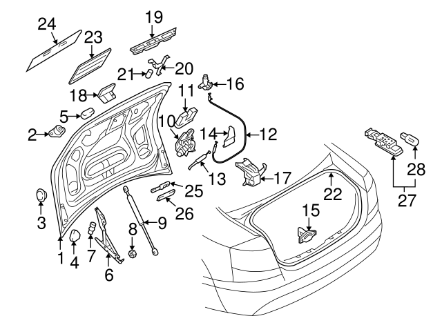 2004-2012 Audi Handle Molding 8E0-827-574-C-3FZ | OEM Parts Online