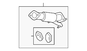 28610-1U300 - Front Pipe 2011-2013 Kia Sorento | Kia.Parts Store