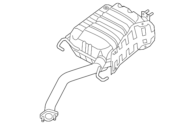 2010-2013 Kia Exhaust Heat Shield 28525-2G100 | QuirkParts