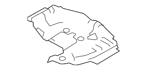 CP9Z-5411434-A - Heat Shield 2012-2017 Ford Focus | AutoNation Parts