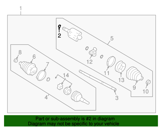 1997-2005 GM Manual Transmission Output Shaft Bearing Retainer 24205145 ...
