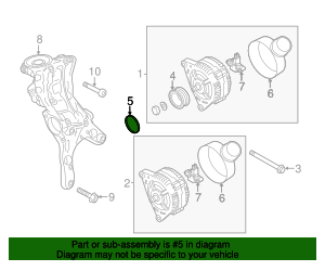 06H-145-291-A - Alternator Pulley Cap 2013-2017 Audi | AutoNationParts.com