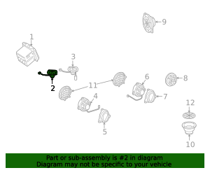 463-820-14-02 - Inst Panel Speaker 2013-2018 Mercedes-Benz | Mercedes ...