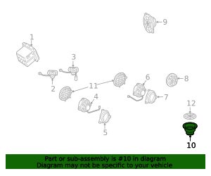 463-820-20-02 - Woofer 2013-2018 Mercedes-Benz | Mercedes-Benz USA Parts