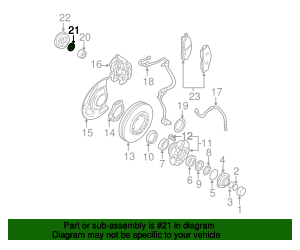 40589-88G00 - Axle Bearing Washer 1990-2004 Nissan | Group 1 Auto Parts