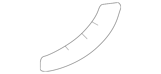 2005-2008 Toyota Corolla Quarter Panel Protector 58741-12160 | Toyota ...