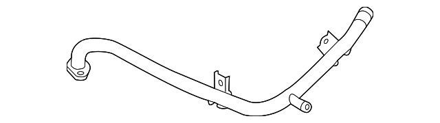 25457-2B000 - Water Pipe - 2012-2019 Hyundai | World OEM Parts Hyundai
