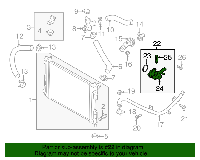 Genuine Control Assembly for 2012-2019 Hyundai | Part# 25600-2B600 ...