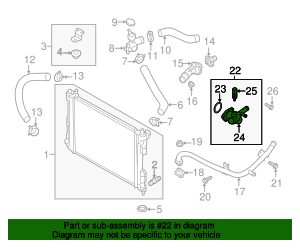 Genuine Control Assembly for 2012-2019 Hyundai | Part# 25600-2B600 ...