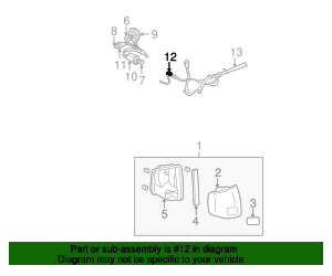 13586114 - Black Multi-Purpose Pigtail 1992-2009 GM | Gateway Buick GMC ...