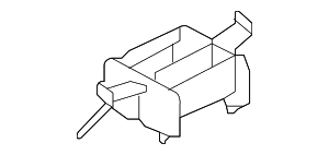 87235-2W000 - Roof Molding Retainer Clip - 2013-2018 Hyundai Santa Fe ...