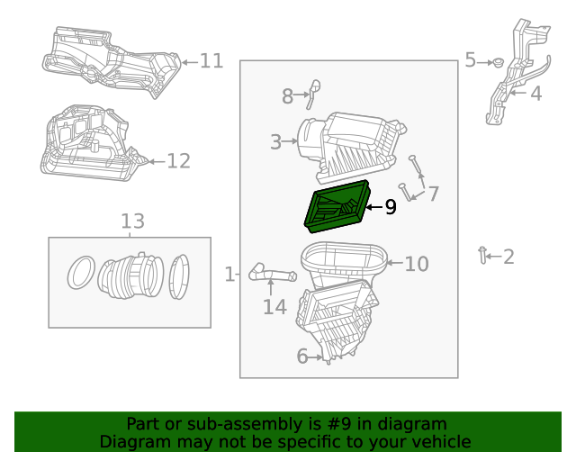 2021-2024 Jeep Wrangler Filter 68501780AB | Mopar Parts Canada