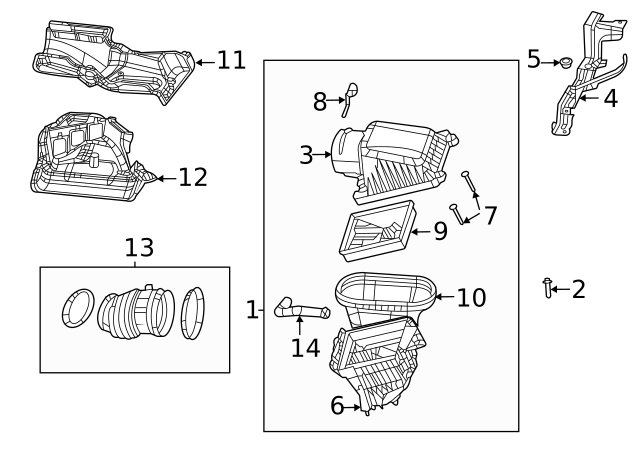 2021-2024 Jeep Wrangler Filter 68501780AB | Mopar Parts Canada