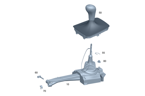 Floor Shift, Mechanical Six-Gear Transmission for 2021 Mercedes-Benz E ...