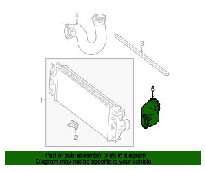 906-528-37-82 - Inter-Cooler Hose 2014-2017 Mercedes-Benz | Mercedes ...