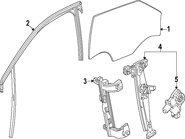 2024 Chevrolet Trax Rear Guide 42831446 GM | Flow Automotive Center