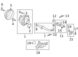 2018-2024 Mazda Engine Coolant Control Valve PYFD-15-16ZA | OEM Parts ...