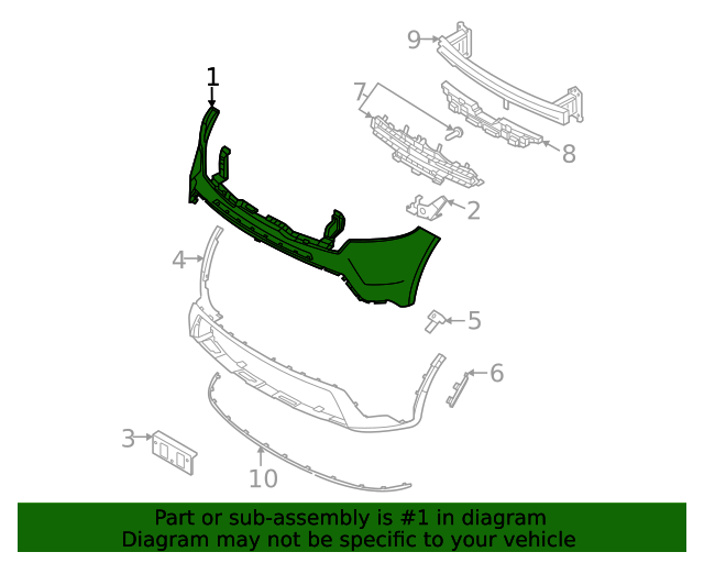 2021-2023 Kia Sorento Upper Cover 86510-R5000 | Kia Automotive Parts
