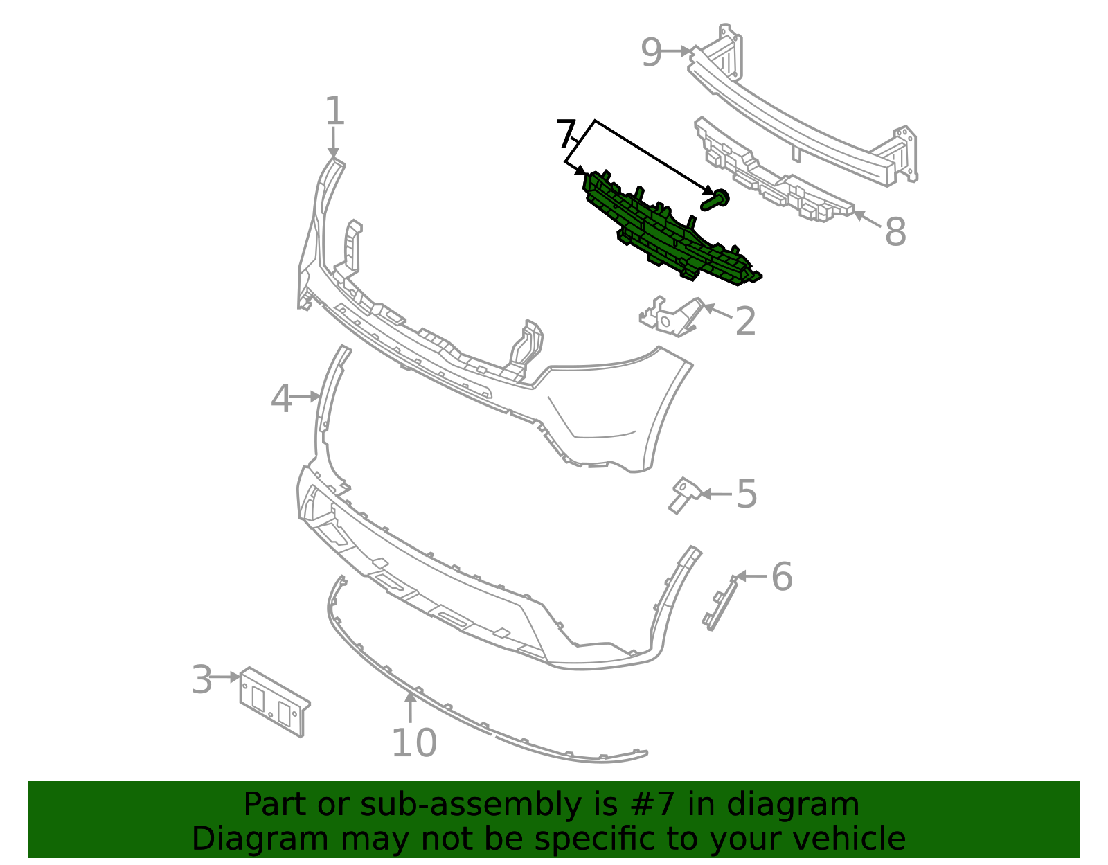 86532 R5000 - Molding 2021-2023 Kia Sorento | Kia.Parts Store