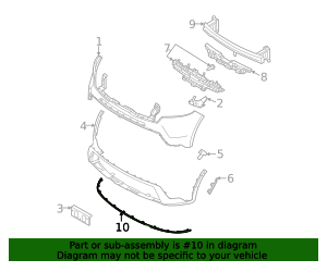 86591-R5000 - Valance 2021-2023 Kia Sorento | Kia.Parts Store