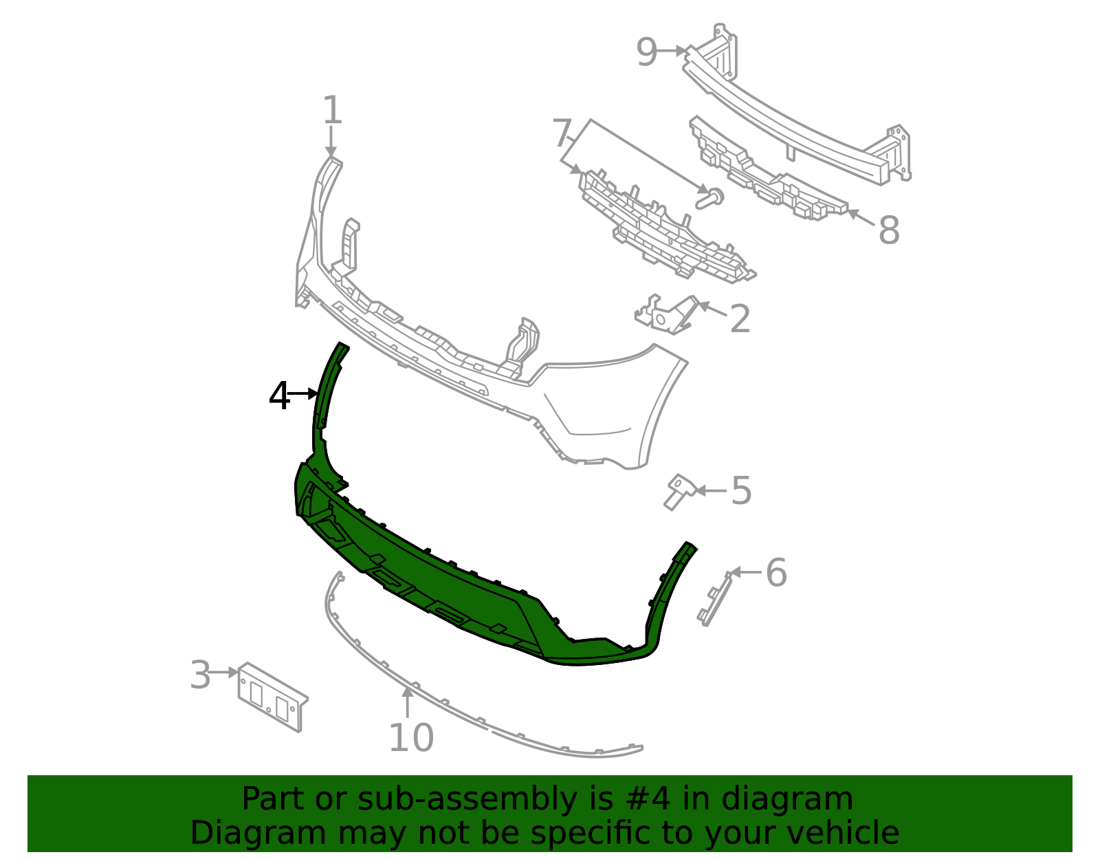 86512-R5000 - Lower Cover 2021-2023 Kia Sorento | Kia.Parts Store
