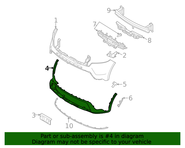 2021-2023 Kia Sorento Lower Cover 86512-R5000 | Kia Automotive Parts