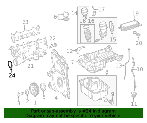013-997-00-45 - Intake Manifold Seal 2014-2022 Mercedes-Benz | Mercedes ...