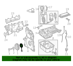 642-010-02-14-64 - Rear Main Seal Retainer 2007-2022 Mercedes-Benz ...