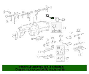 55962-60070-C0 - Defogger Grille - 2008-2020 Toyota Land Cruiser ...
