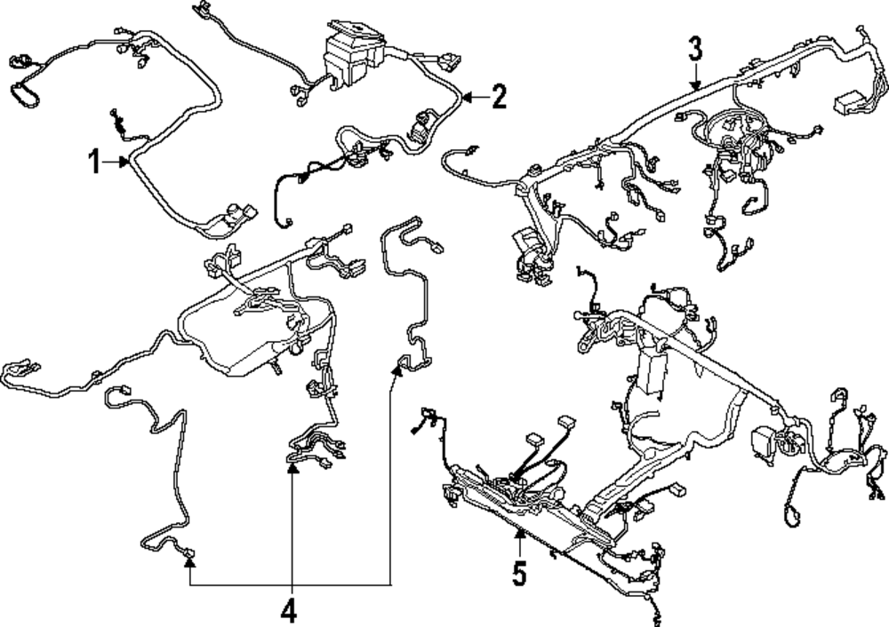2024 Ford Engine Compartment Wiring Harness MK4Z-14401-CK | OEM Parts ...