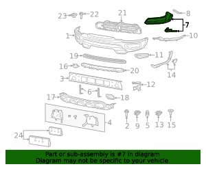 2019-2023 Ram 1500 Filler Panel - Driver's Side (LH) 68404171AB ...