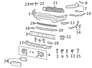 2021-2024 Ram 1500 Filler Panel 68518528AB | Mopar Depot