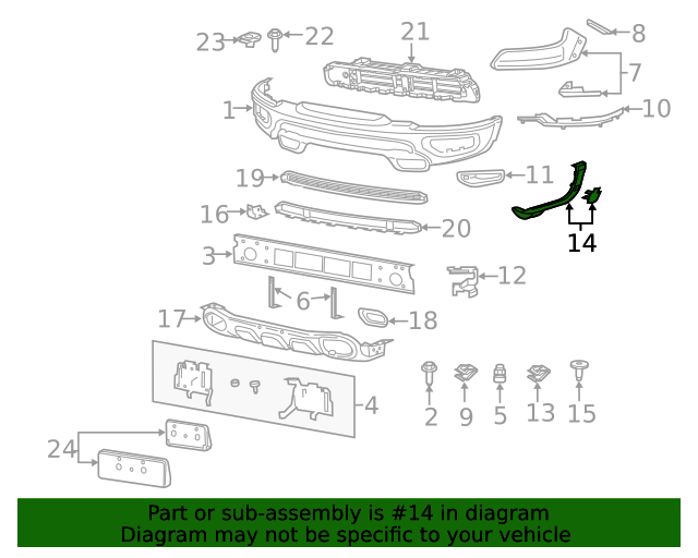 2019-2020 Ram 1500 Lower Trim - Driver's Side (LH) 68274659AA ...