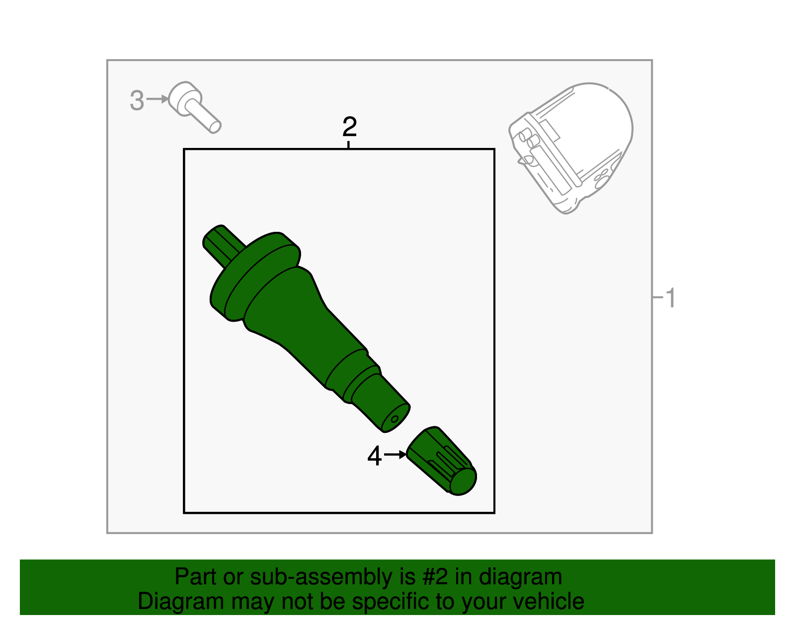 Genuine OEM Ford Part - Motorcraft™ Tire Pressure Monitoring System ...