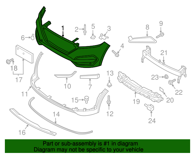 86511-D3000 - Bumper Cover - 2016-2018 Hyundai Tucson | Joseph Airport ...