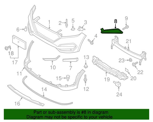 2016-2018 Hyundai Tucson Trim Cover 86526-D3200 | OEM Parts Online