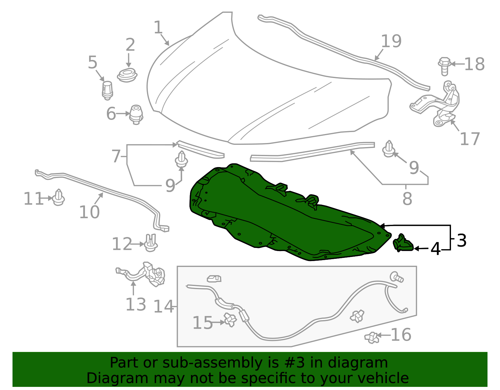 2016-2022 Honda HR-V Insulator 74141-T7W-A00 | OEM Parts Online