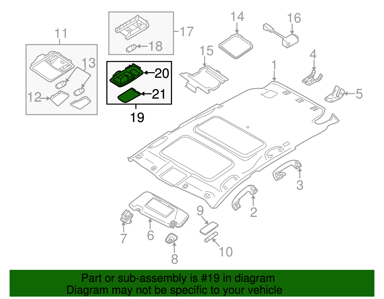 26462-JK00A - 2009-2014 Nissan Murano - Cover Assembly | Anicra Nissan ...