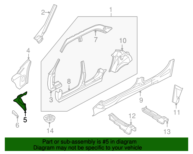 Genuine BMW 41-21-8-170-409 | Connector Plate | FREE Shipping on Most ...