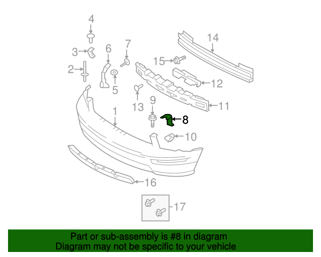 Genuine OEM Ford Part - Support Bracket Bracket 5R3Z-8B455-AB | Genuine ...
