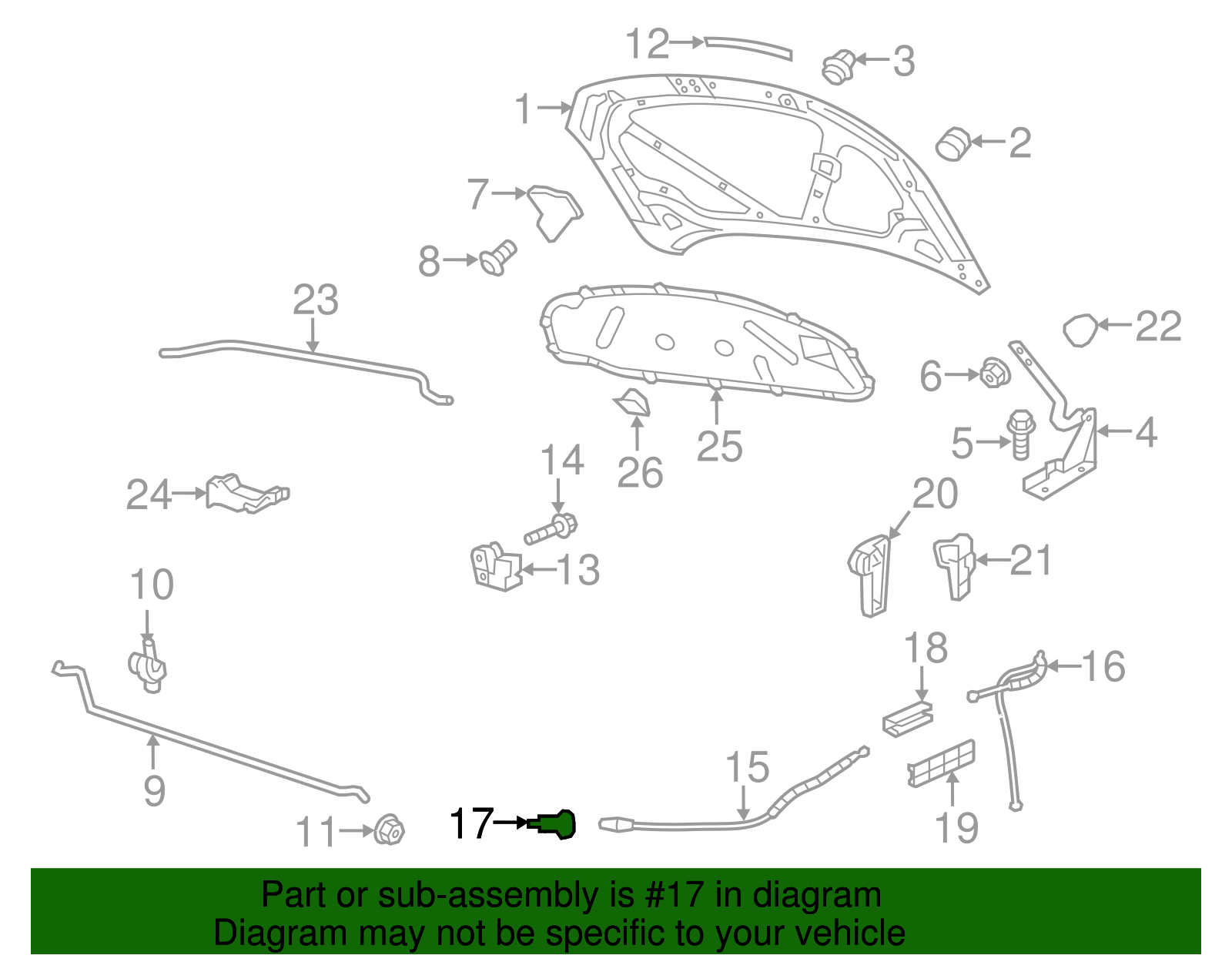 1993-2022 Volkswagen Release Cable Grommet 1K0-823-591-B | OEM VW Parts ...