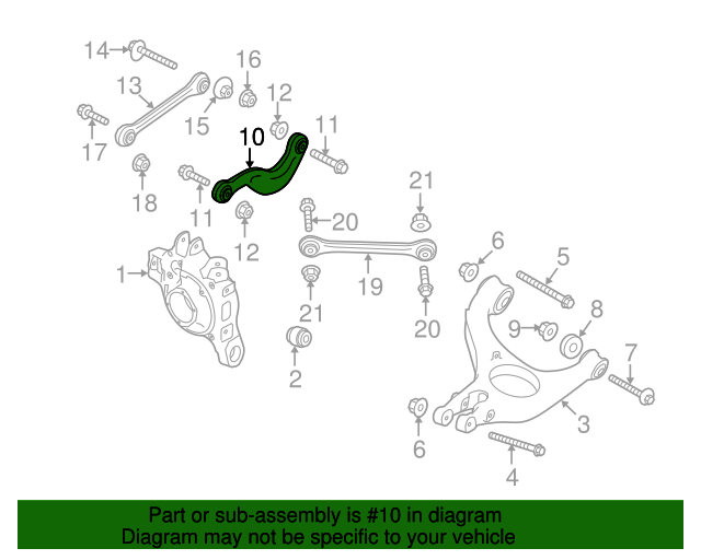 970-331-047-00 - Suspension Control Arm 2010-2016 Porsche Panamera ...