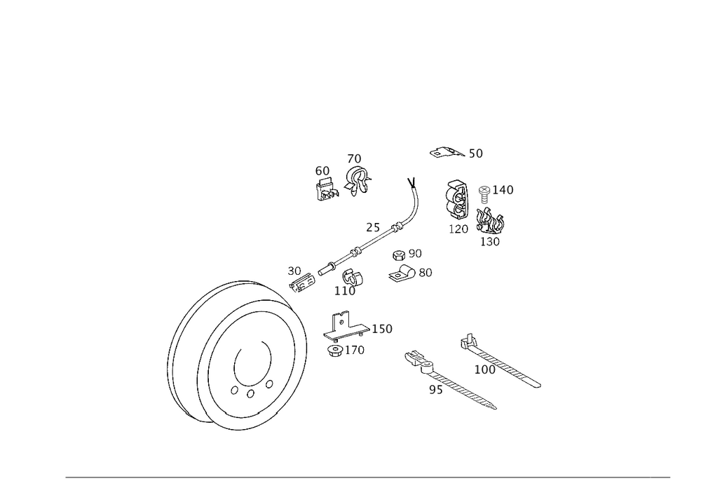 463-540-13-17 - Rotational Speed Sensor 2003-2015 Mercedes-Benz ...