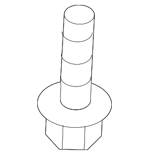 2013-2020 GM M14x2x41.58 Multi-Purpose Bolt 11589351 | GMPartsDirect.com