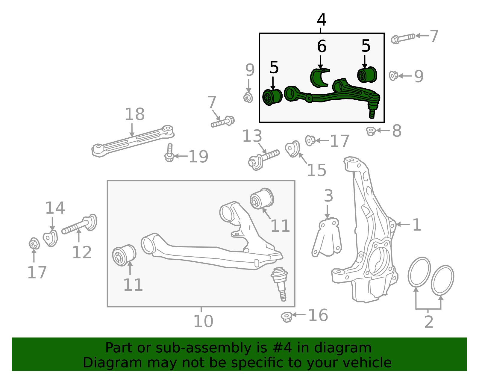 2022-2025 GM Upper Control Arm 85660608 GM | GMPartsDirect.com
