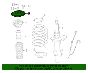 2019-2025 Land Rover | Strut Mount | LR115224 | Express Land Rover Parts