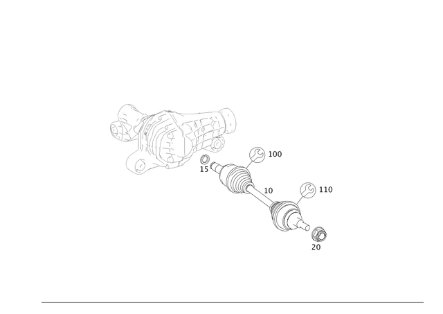 164-330-08-01 - Drive Shaft 2006-2012 Mercedes-Benz | Mercedes-Benz USA ...