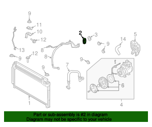 97626-FD200 - Expansion Valve 2003-2005 Kia Rio | Kia.Parts Store