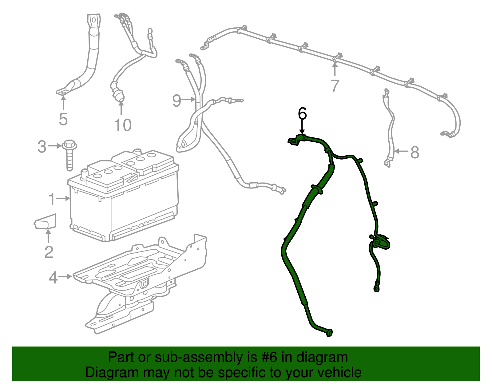 2017-2019 GM Negative Cable 85590392 GM | GMPartsDirect.com